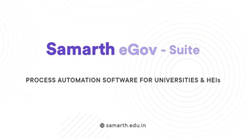 Samarth eGov: Digitisation of Higher Education Institutions in India
