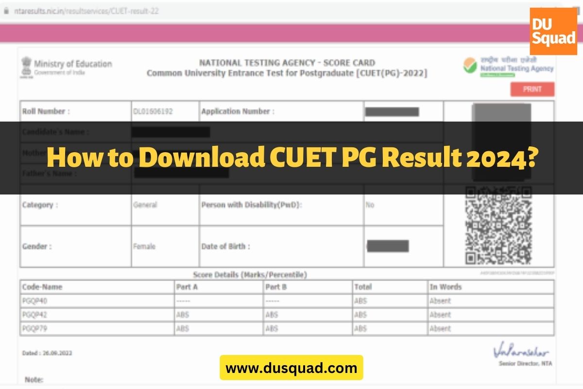 CUET PG Result 2024: Expected Cut-offs for DU Admissions