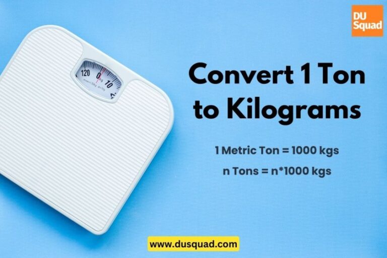 Metric Ton to Kilogram (Mt to kg) Converter: Convert 1 ton to kg