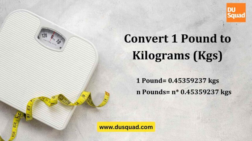 Convert Pounds to Kg By Using Pounds to Kilograms Converter